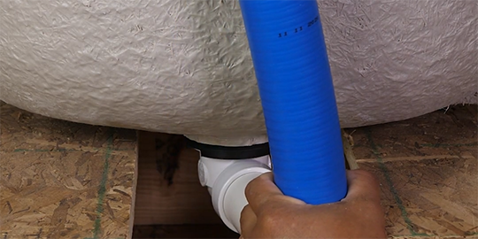 Bath Waste Overflow Kit Made With Flexible Pvc Tubing Oatey